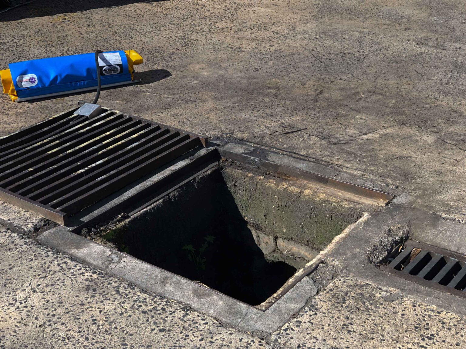 Storm drain environmental protection plug