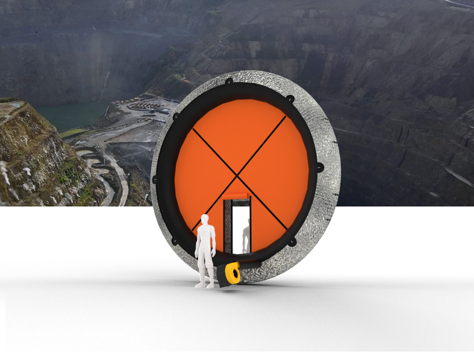 Inflatable insulated isolation barriers