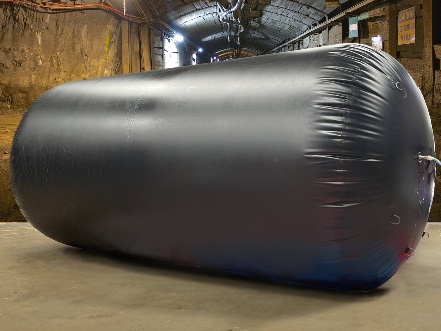 Reliable Inflatable Ventilation Shaft Plug for Mining