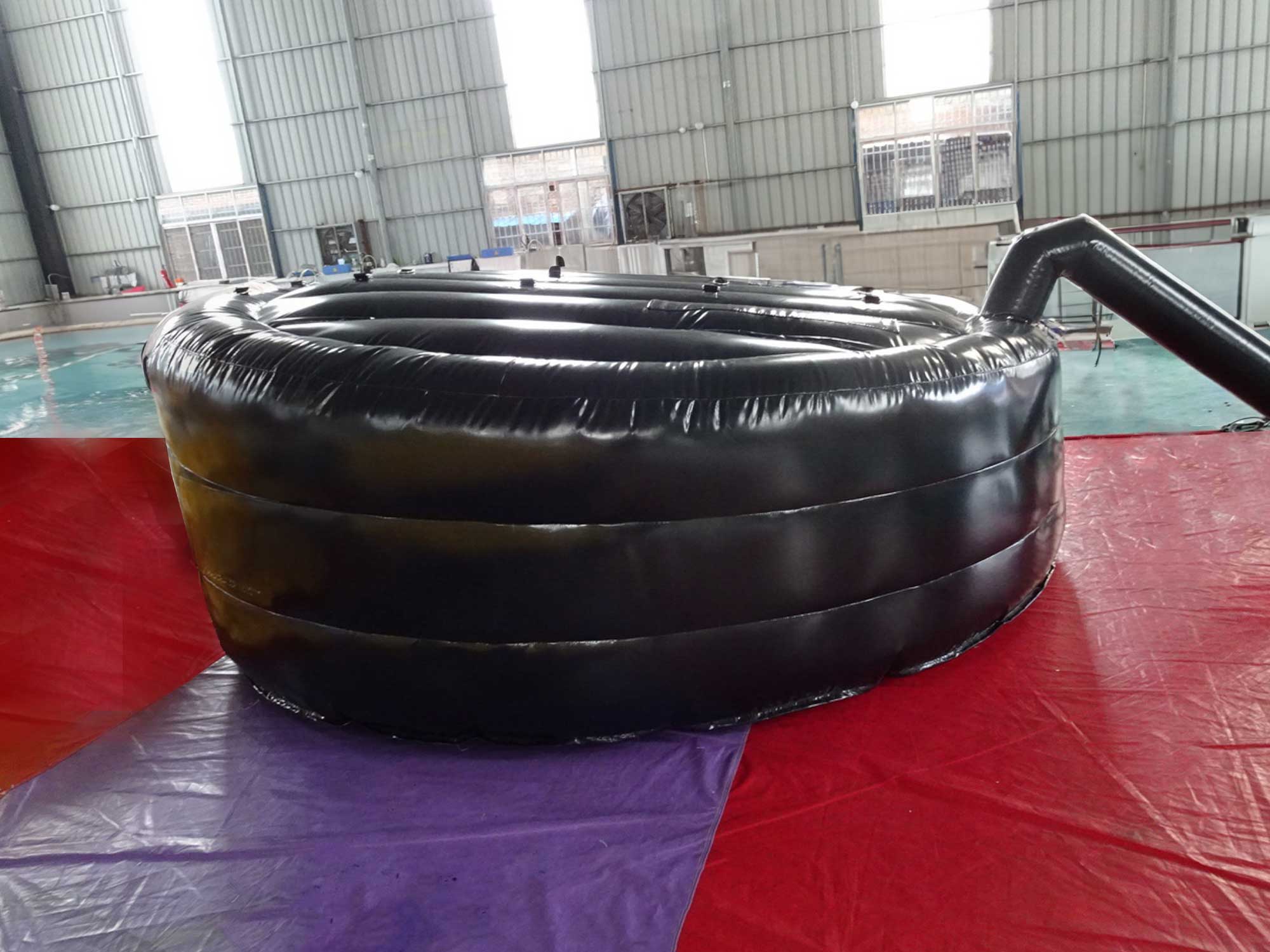 Duct balloons used as a moisture barrier to allow an extended lay-up ...